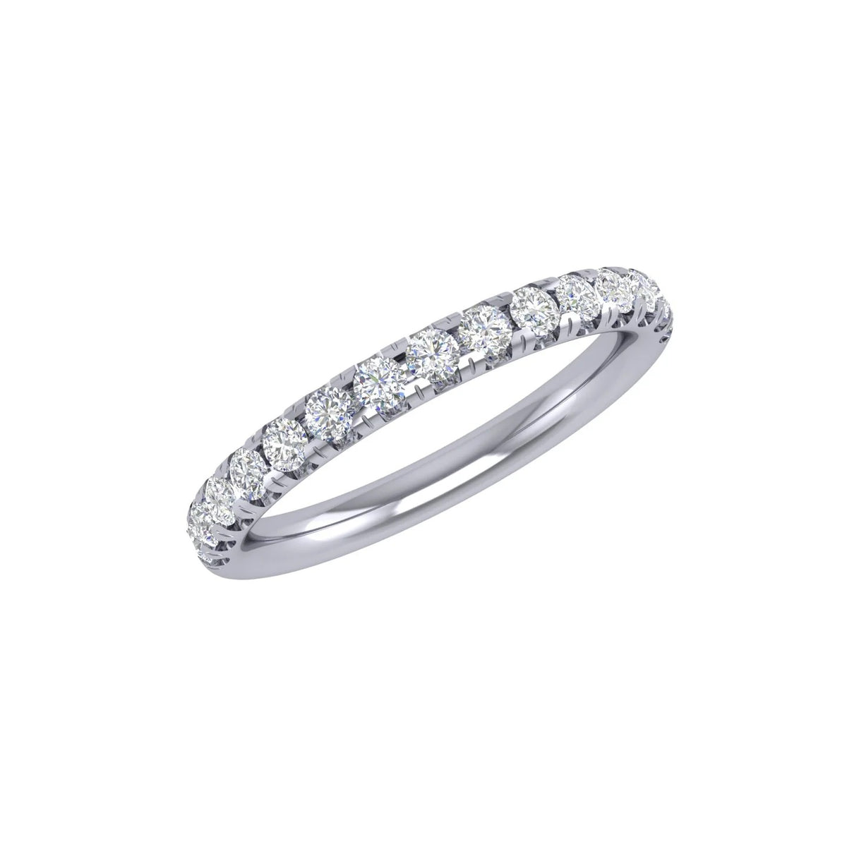 18K White & Palladium Gold Diamond Band – Hauser's Jewelers